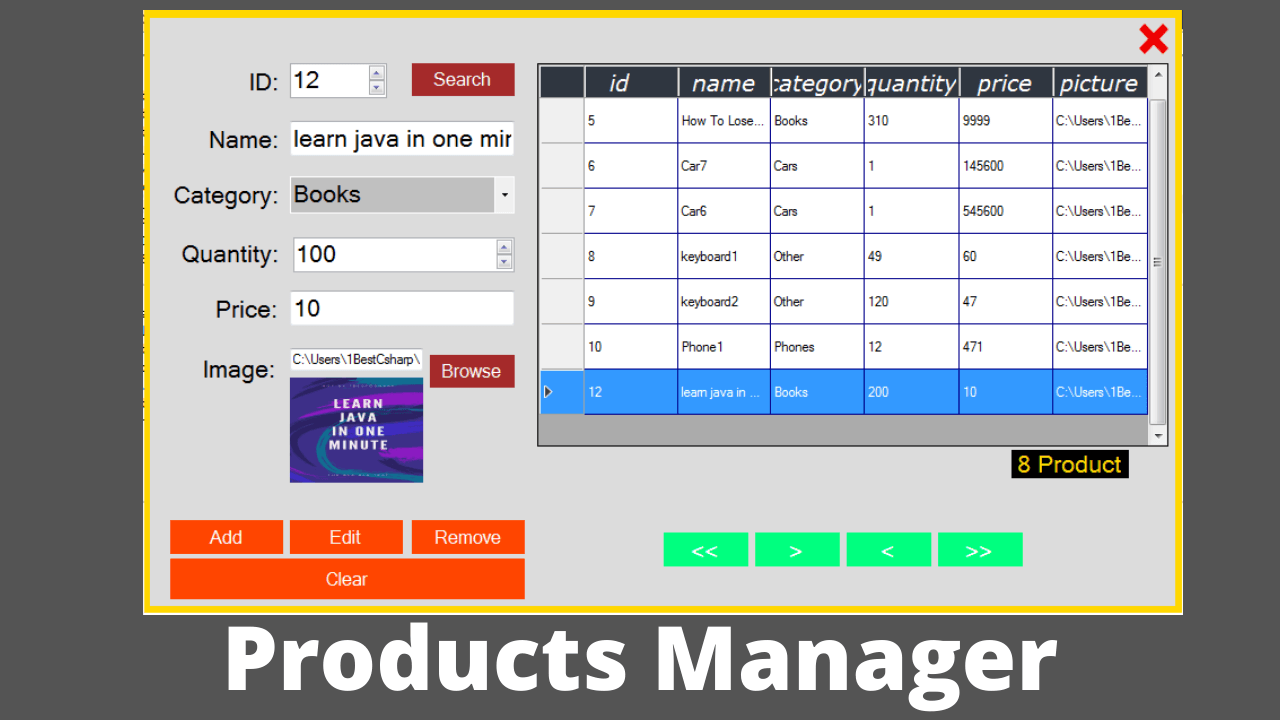 Python Tkinter Inventory Management System Source Code