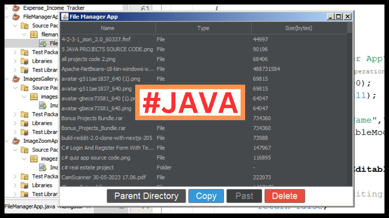 Java Projects Source Code Bundle