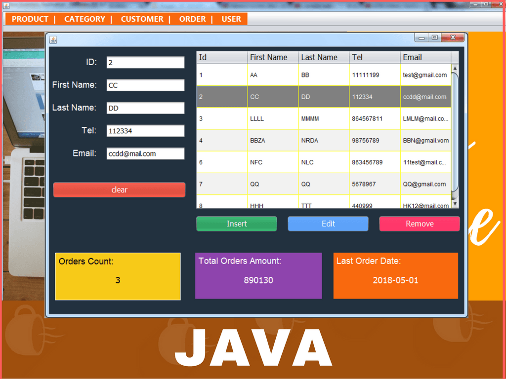 Python Tkinter Inventory Management System Source Code