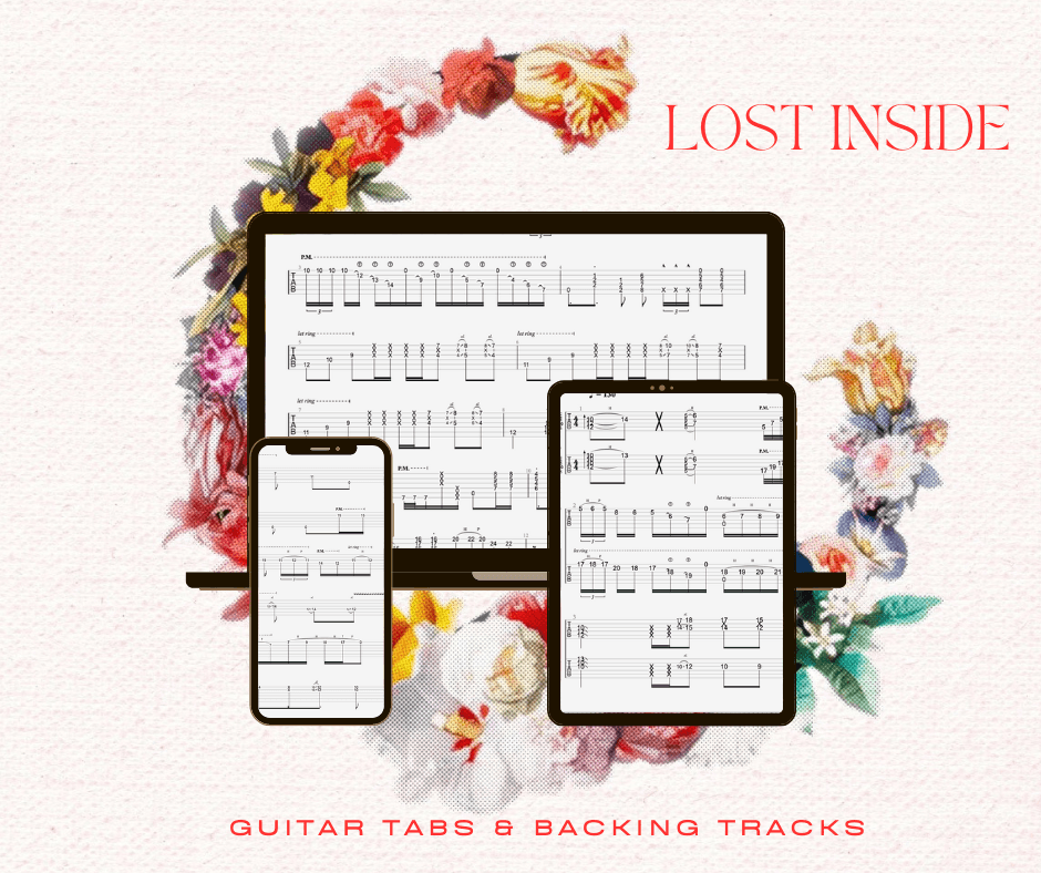 Syncatto - "Fiction"- Album Guitar Tabs + Backing Tracks