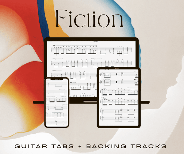 Syncatto - "Fiction"- Album Guitar Tabs + Backing Tra