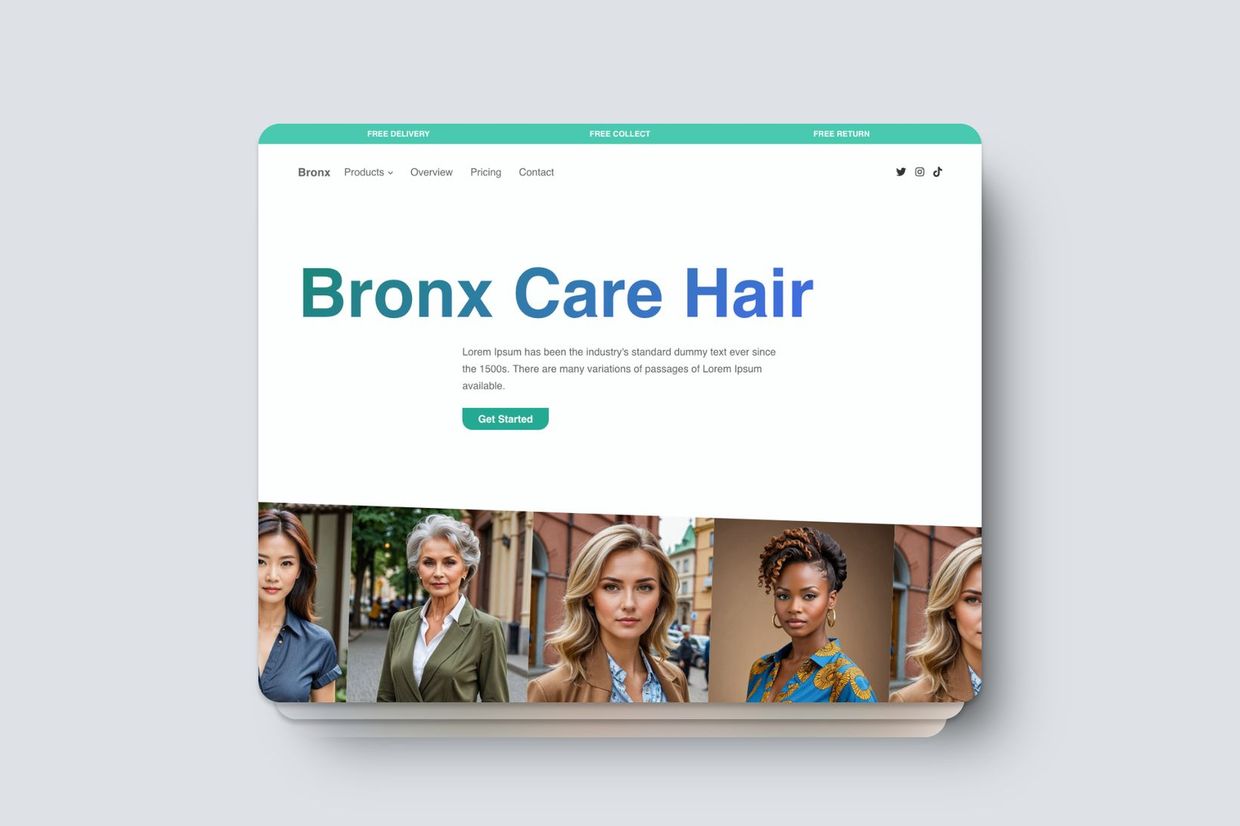 Bronx — Shop Minimalist Website Templates Blocs