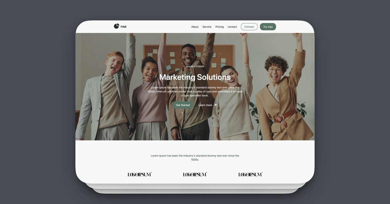 Fine — Marketing and Consulting Website Project For RapidWeaver Elements