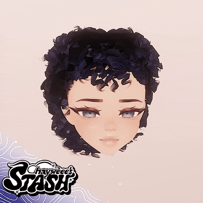 3D Hair Asset: FBX / OBJ for VRChat & VTubing