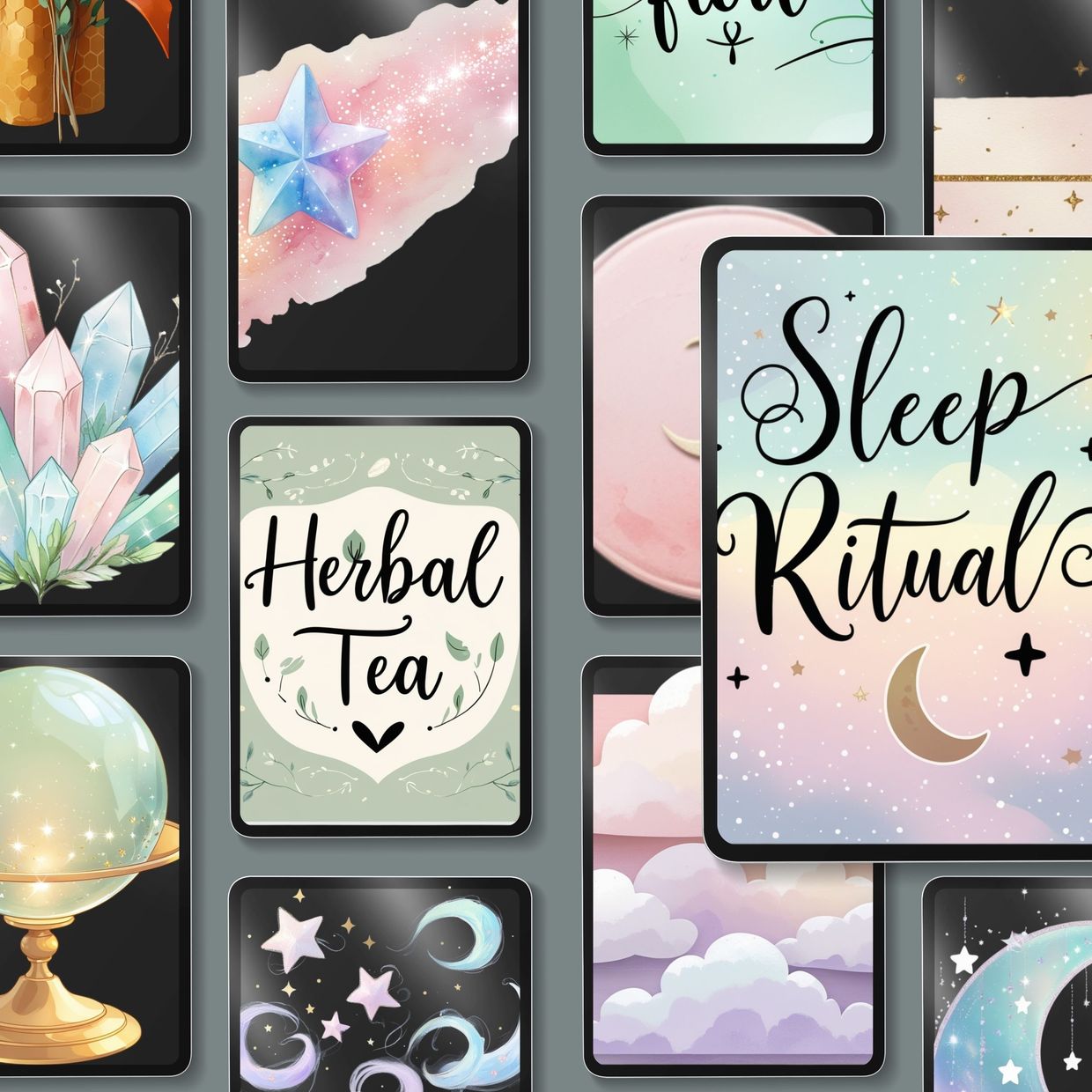 Celestial Habits Digital Sticker Pack
