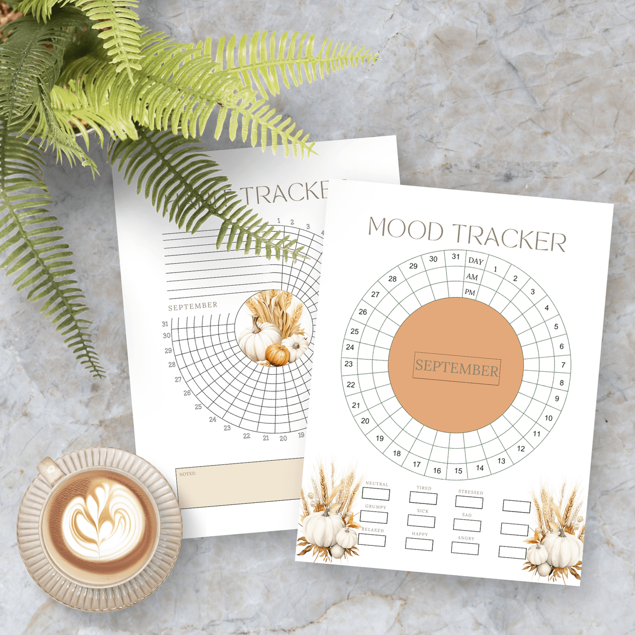September Autumn Tracker Pack | Fall Printable PDF