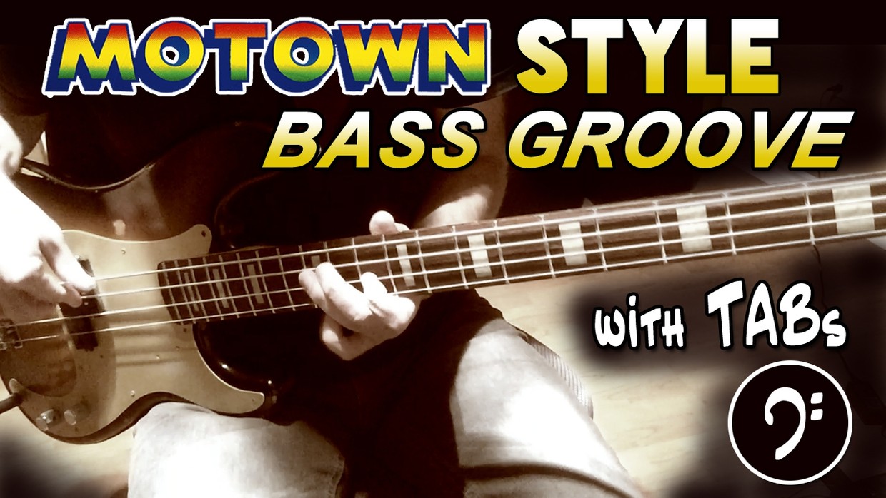 Motown-Style Bass Groove (Practice Media Files)