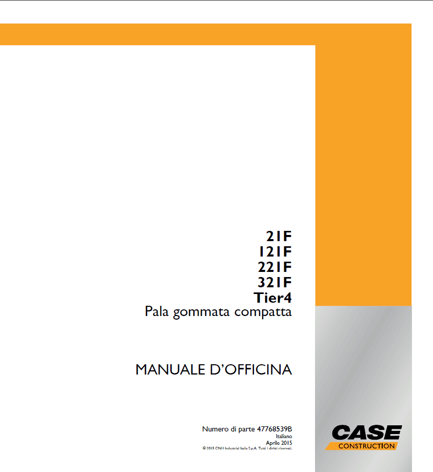 CASE Construction 21F, 121F, 221F, 321F Tier 4 Pala gommata compatta ...
