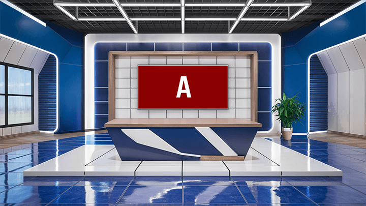 vMix 3D Virtual Set - News 01