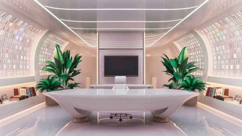 3D Virtual Set - Boss Office 05