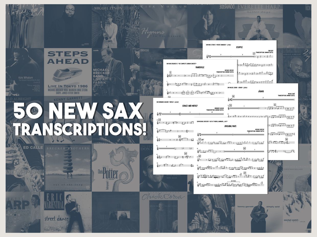 50 New Saxophone Transcriptions!