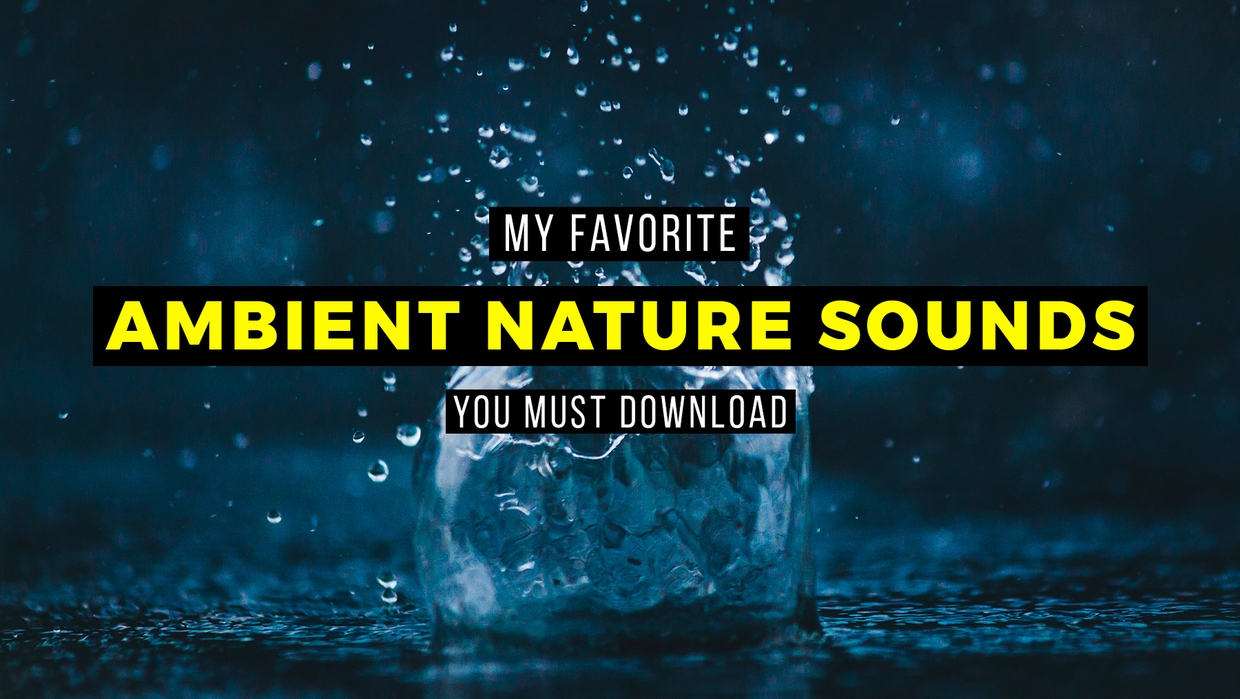 Jamie Fenn Ambient Nature Sound Effects Pack