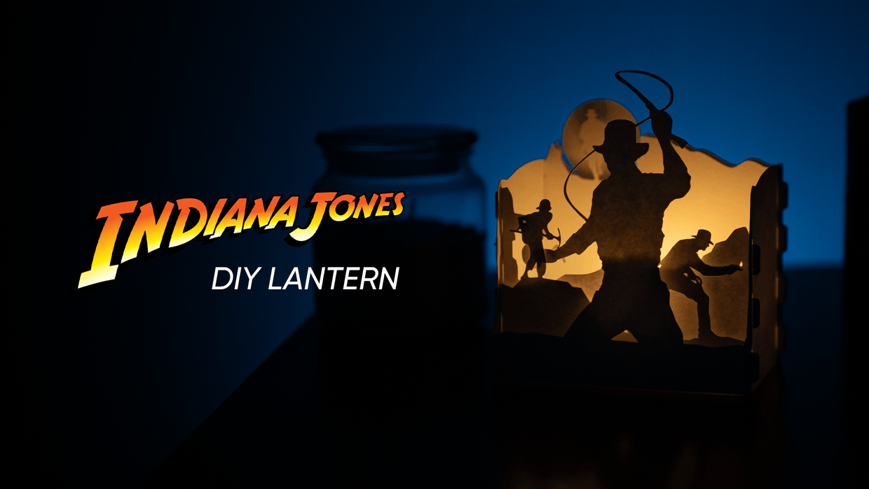 Indiana Jones DIY Paper Lantern Templates (PDF+SVG) + How to Make It ...