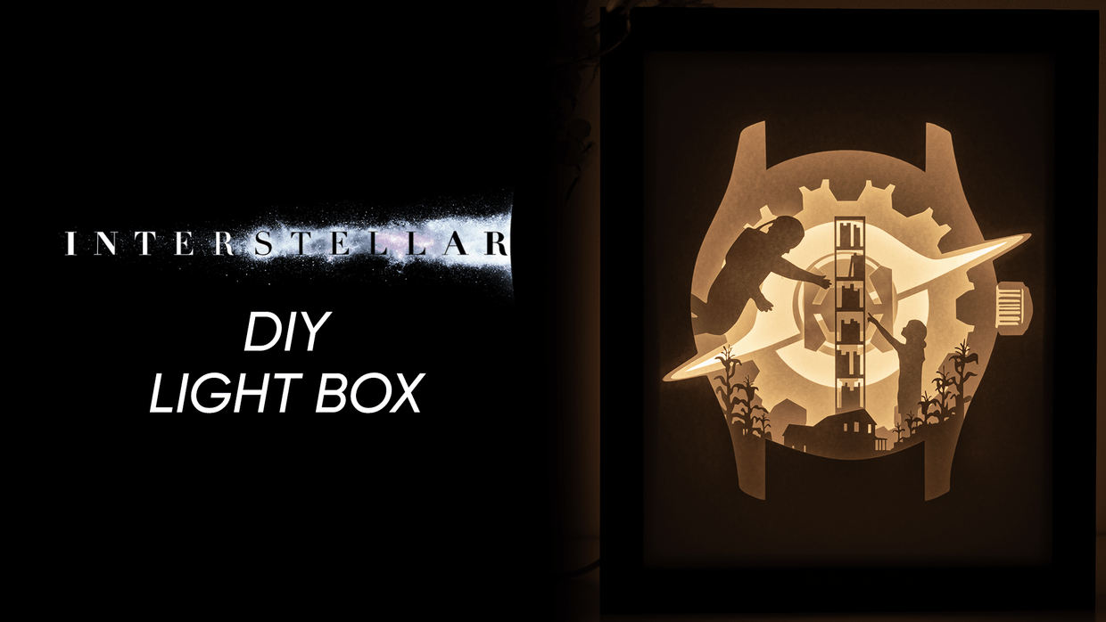 Interstellar DIY LightBox Templates (PDF+SVG) + How to Make It Video ...