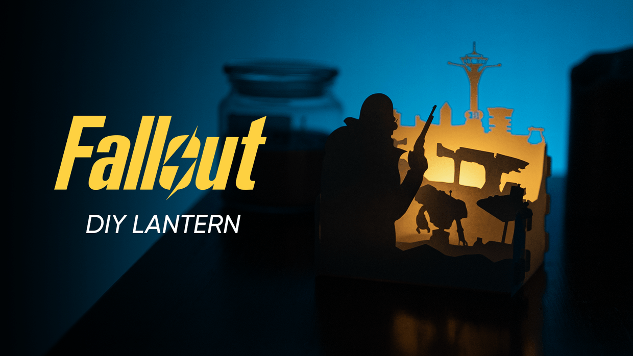 Fallout: New Vegas DIY Paper Lantern Templates (PDF+SVG) + Video Tutorial