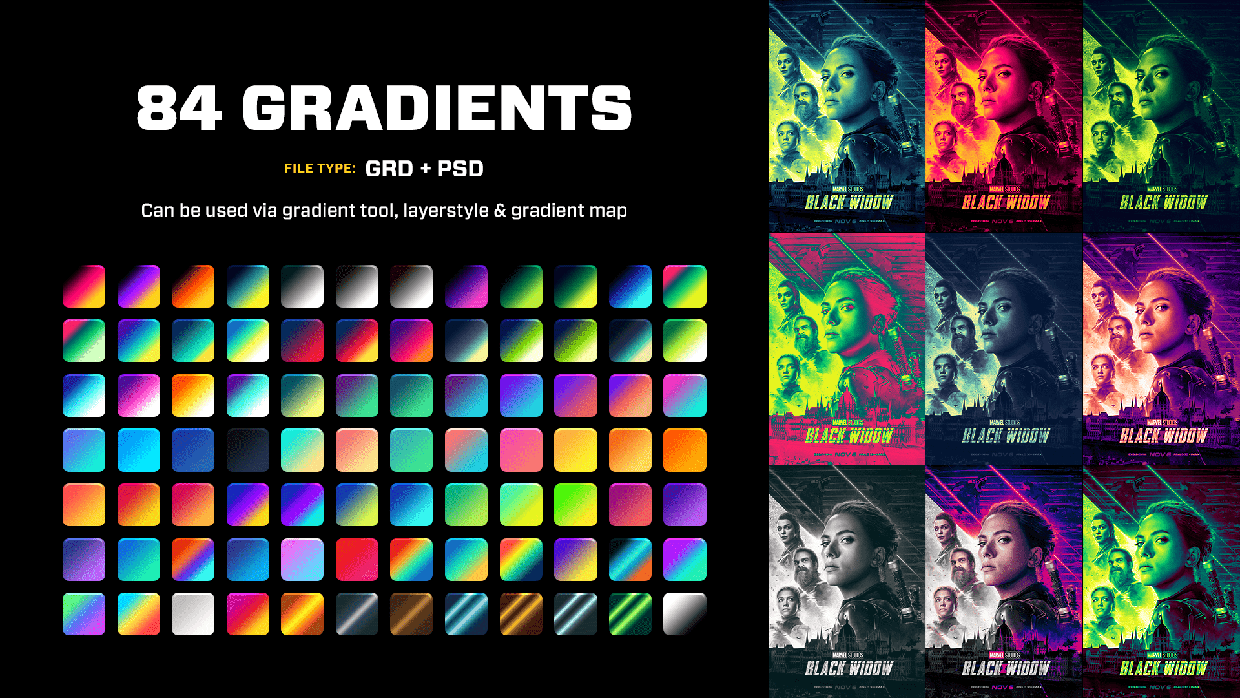 Mixo's Gradient Pack - For Photoshop