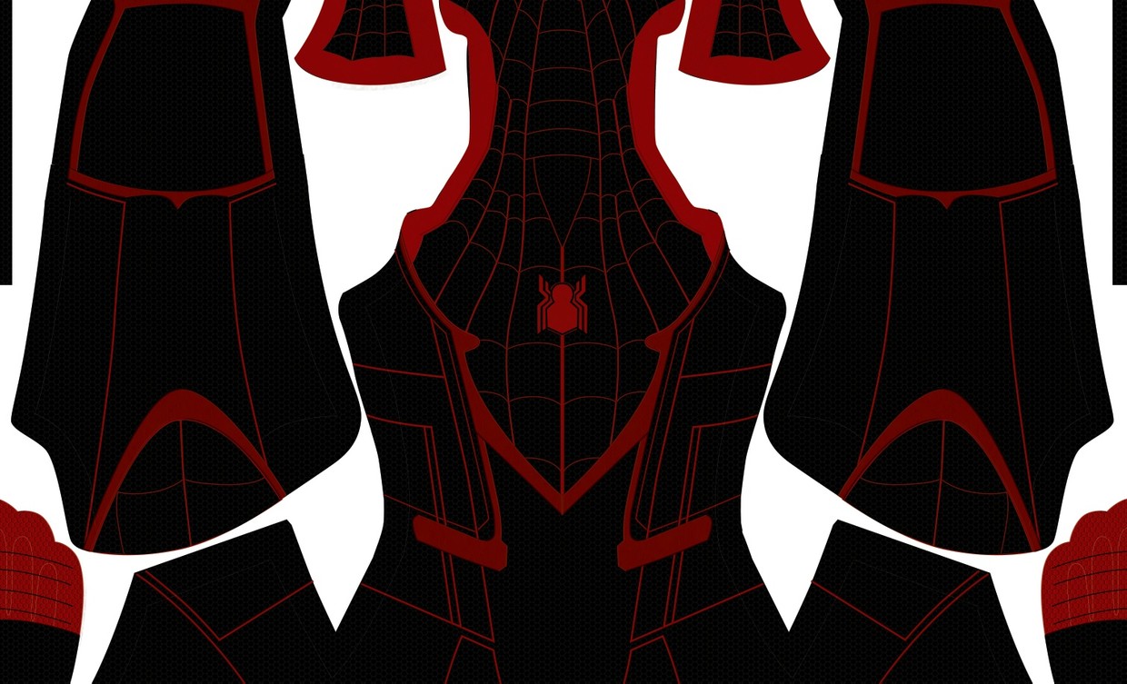 Miles Morales Civil War V2 pattern