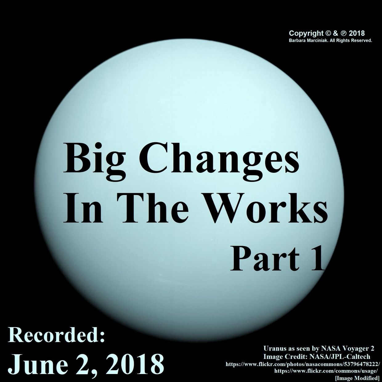 Big Changes In The Works - Part 1
