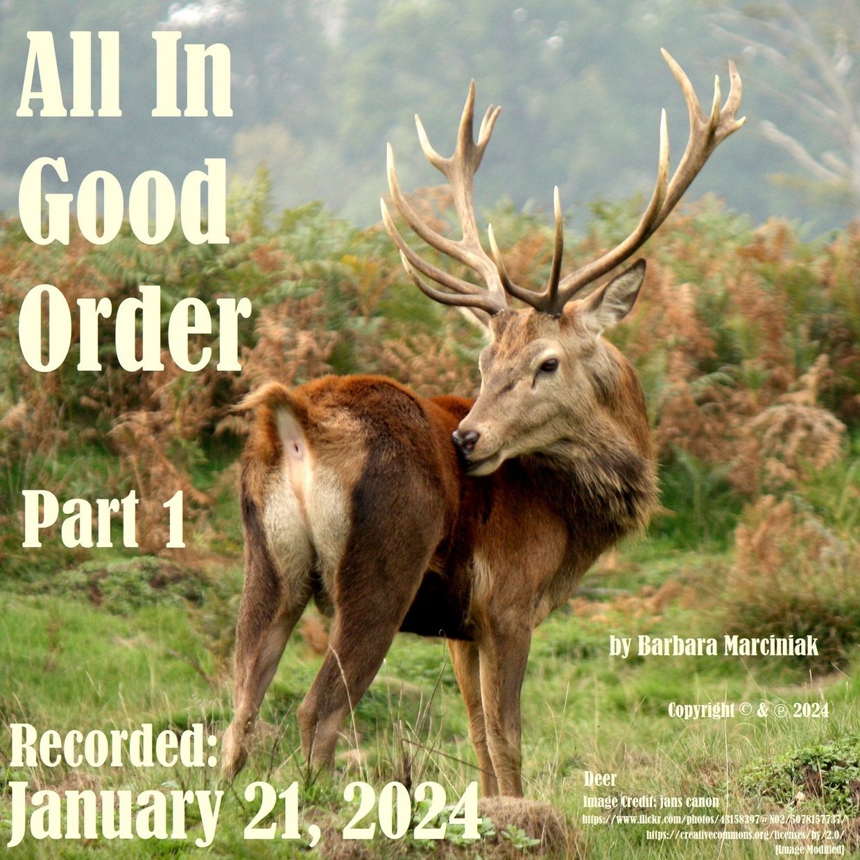 All In Good Order - Part 1