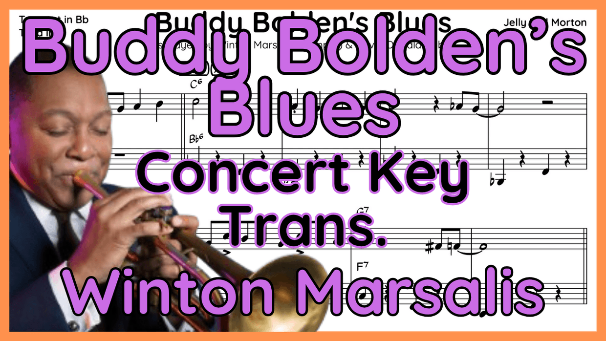 Buddy Bolden Blues - Winton Marsalis - Concert Key Version in C (+tuba ...