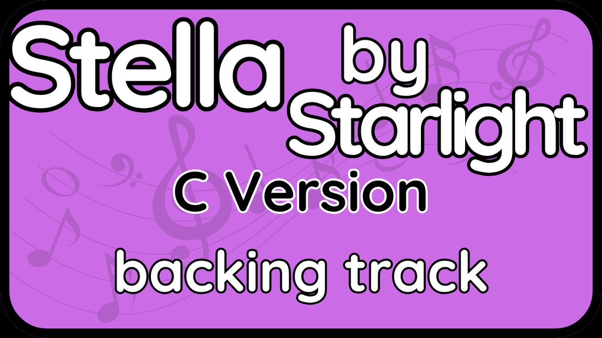 Stella By Starlight - Jazz Standard - Backing Track & Parts
