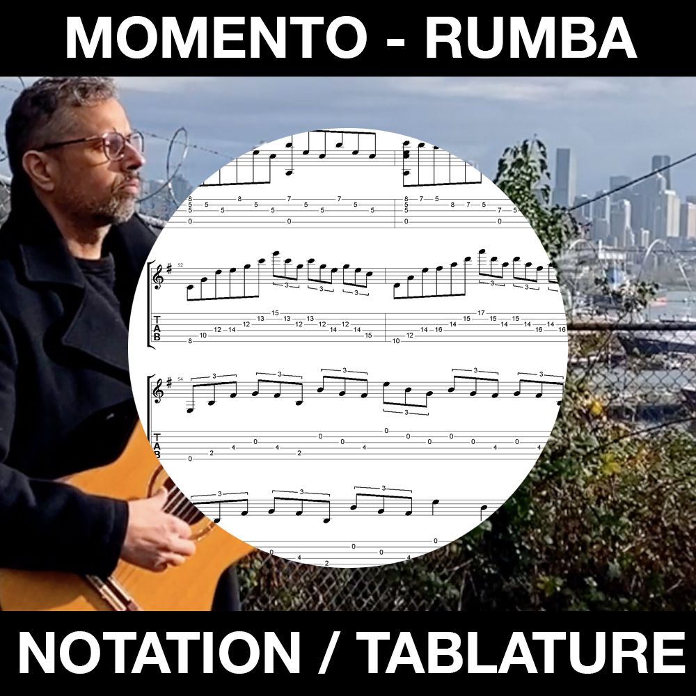 MOMENTO - SIMPLE RUMBA - NOTATION & TABS