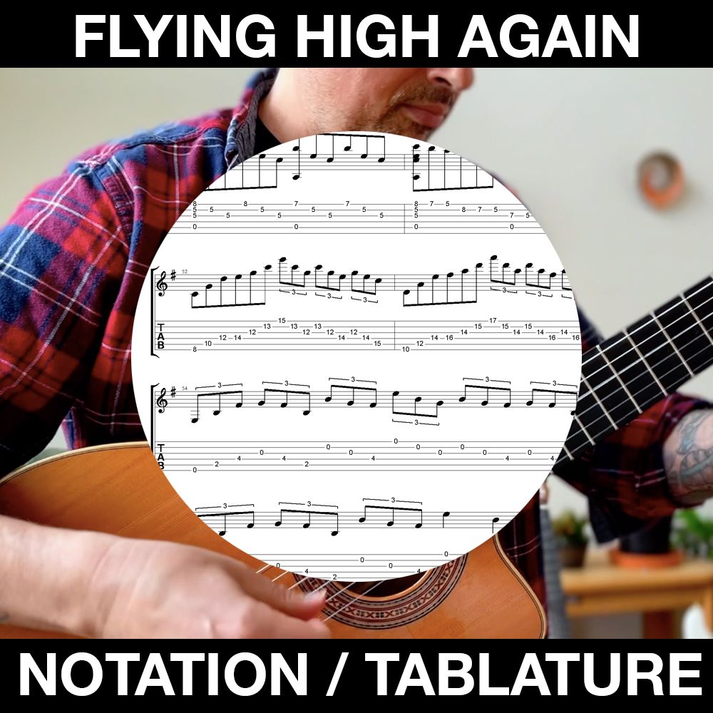 Flying High Again (Ozzy) - Solo Guitar