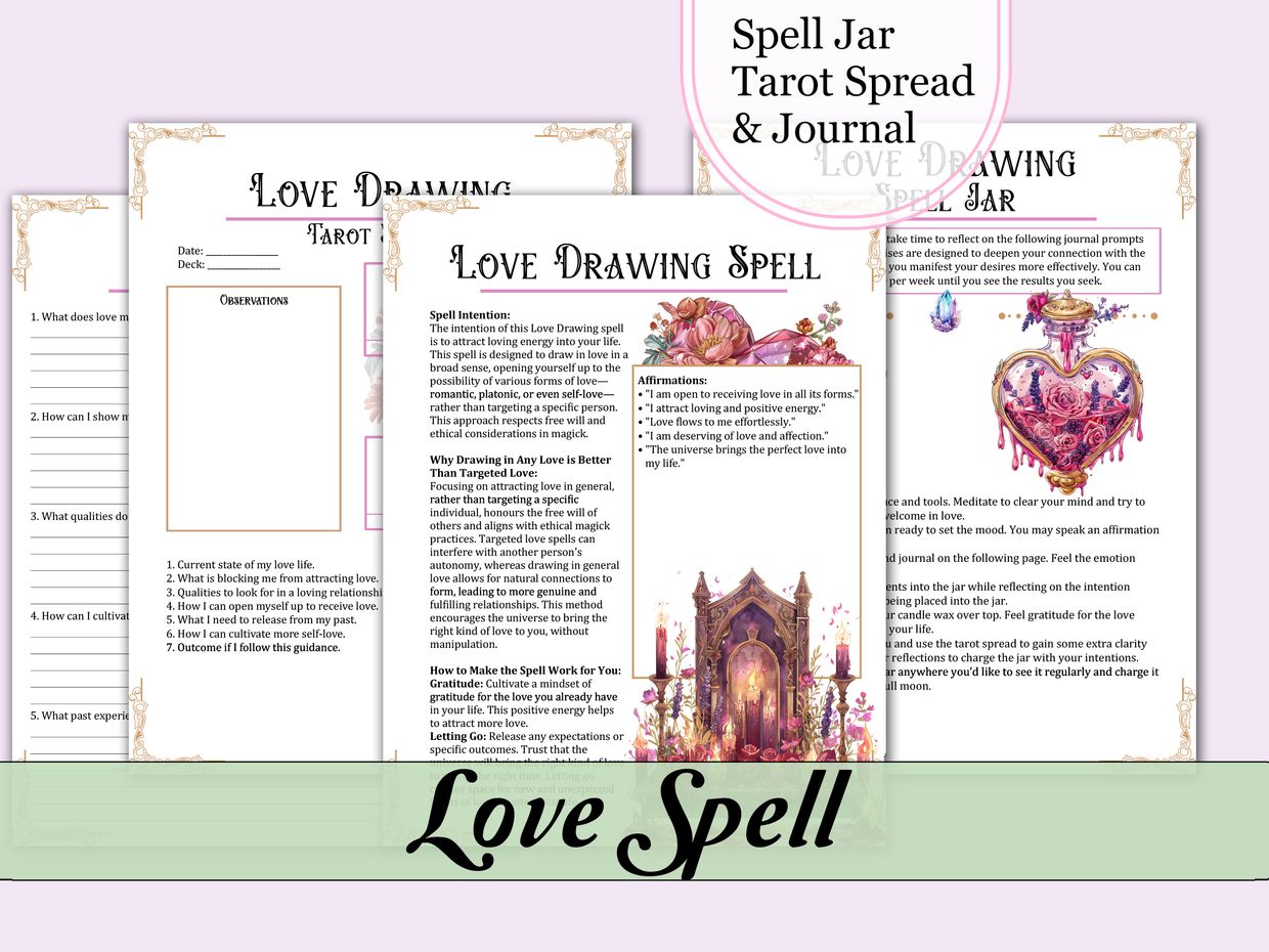 Love Drawing Spell Kit