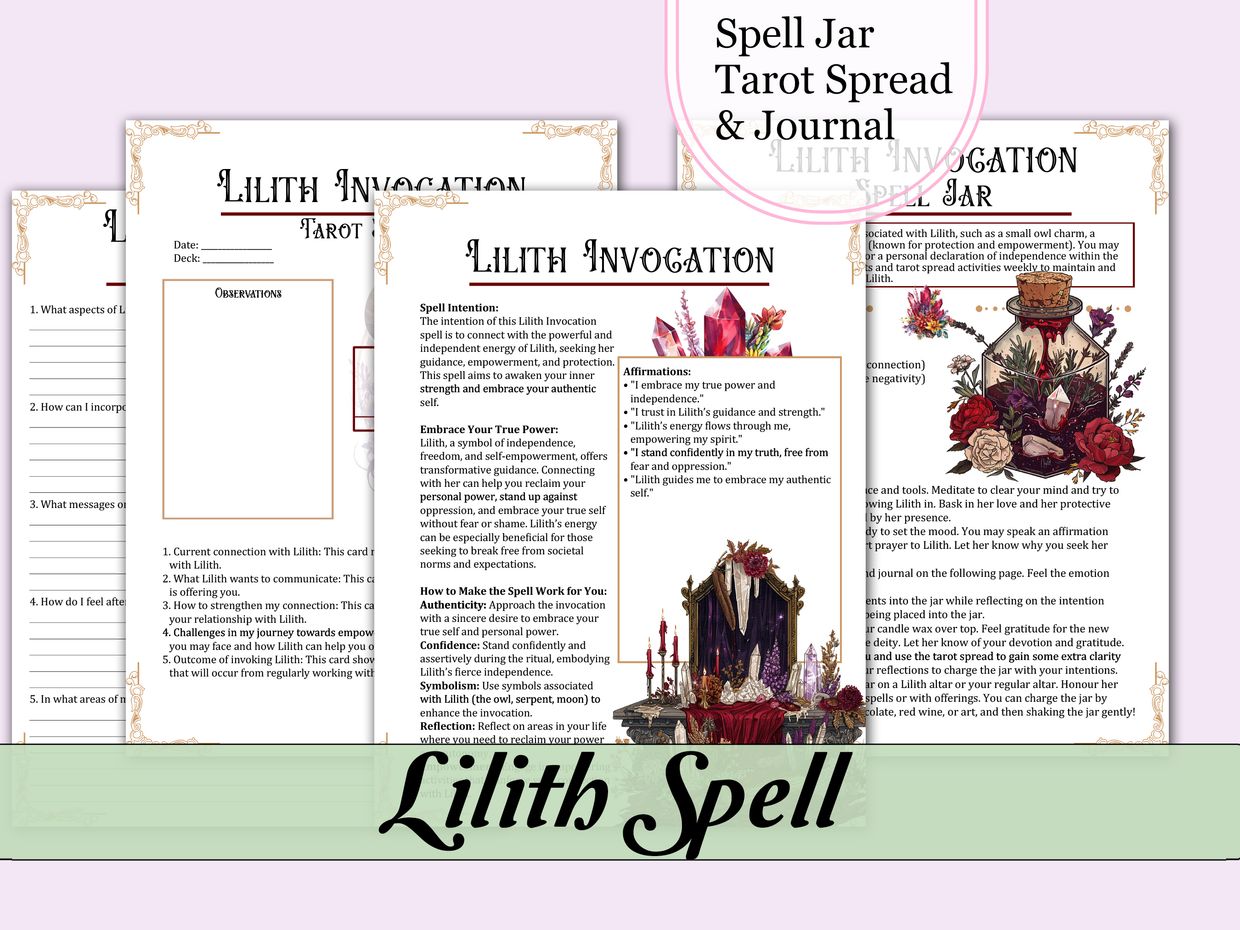 Lilith Invocation Spell Kit