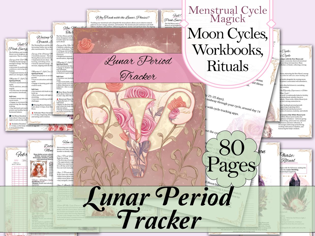 Menstrual Cycle Magick Guide + Workbooks