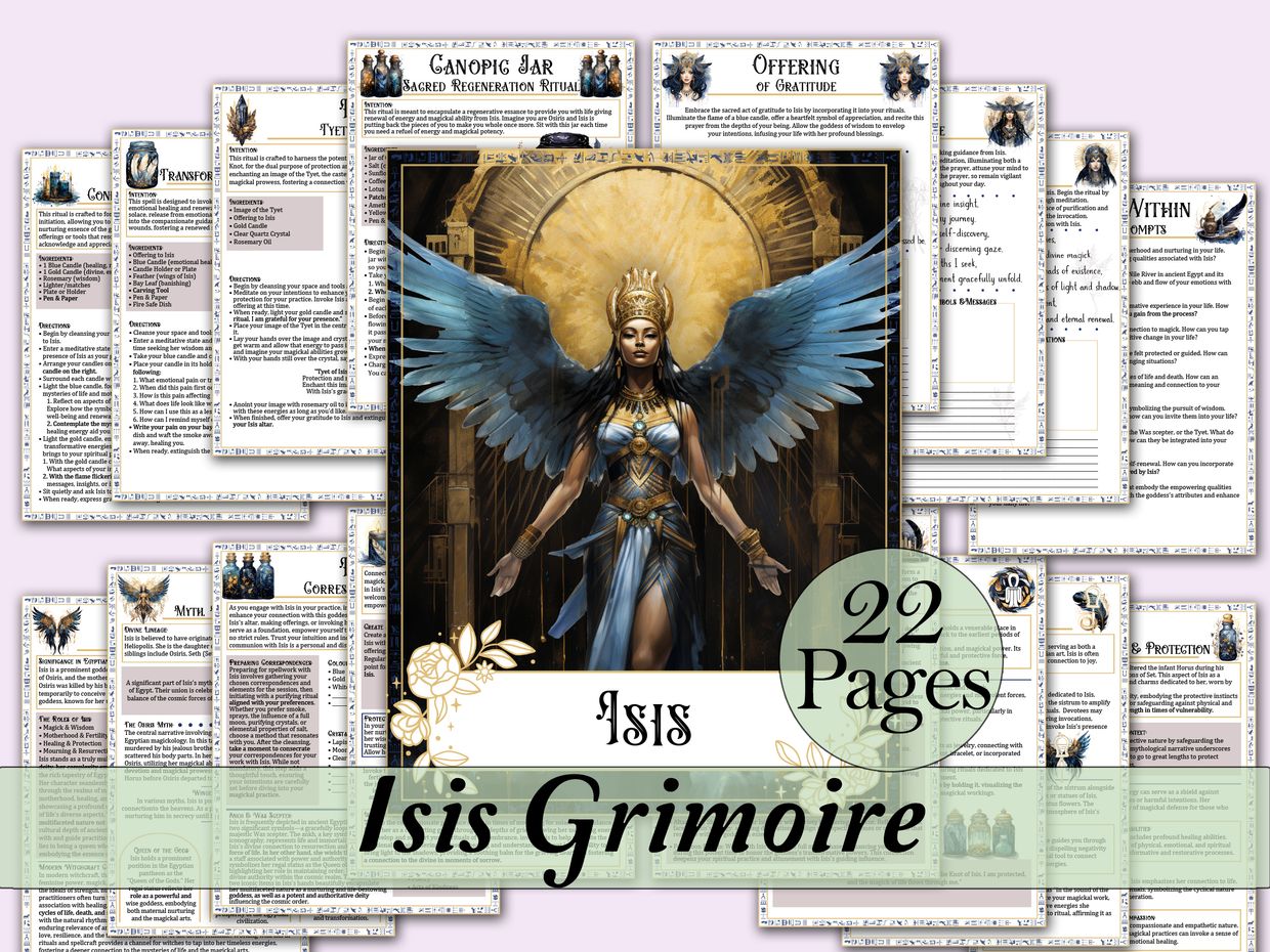 Isis Book of Shadows Bundle