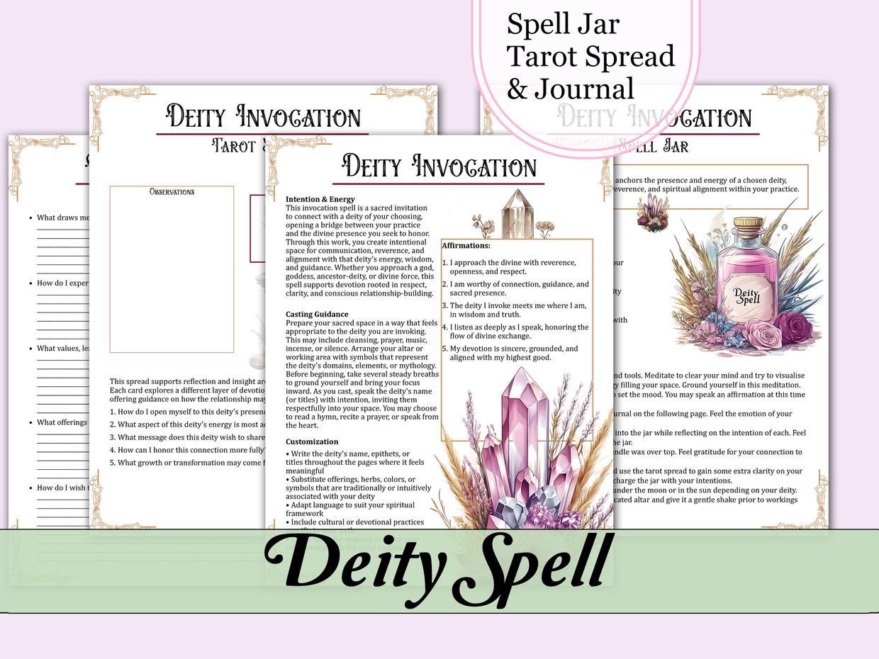 Deity Invocation Spell Kit