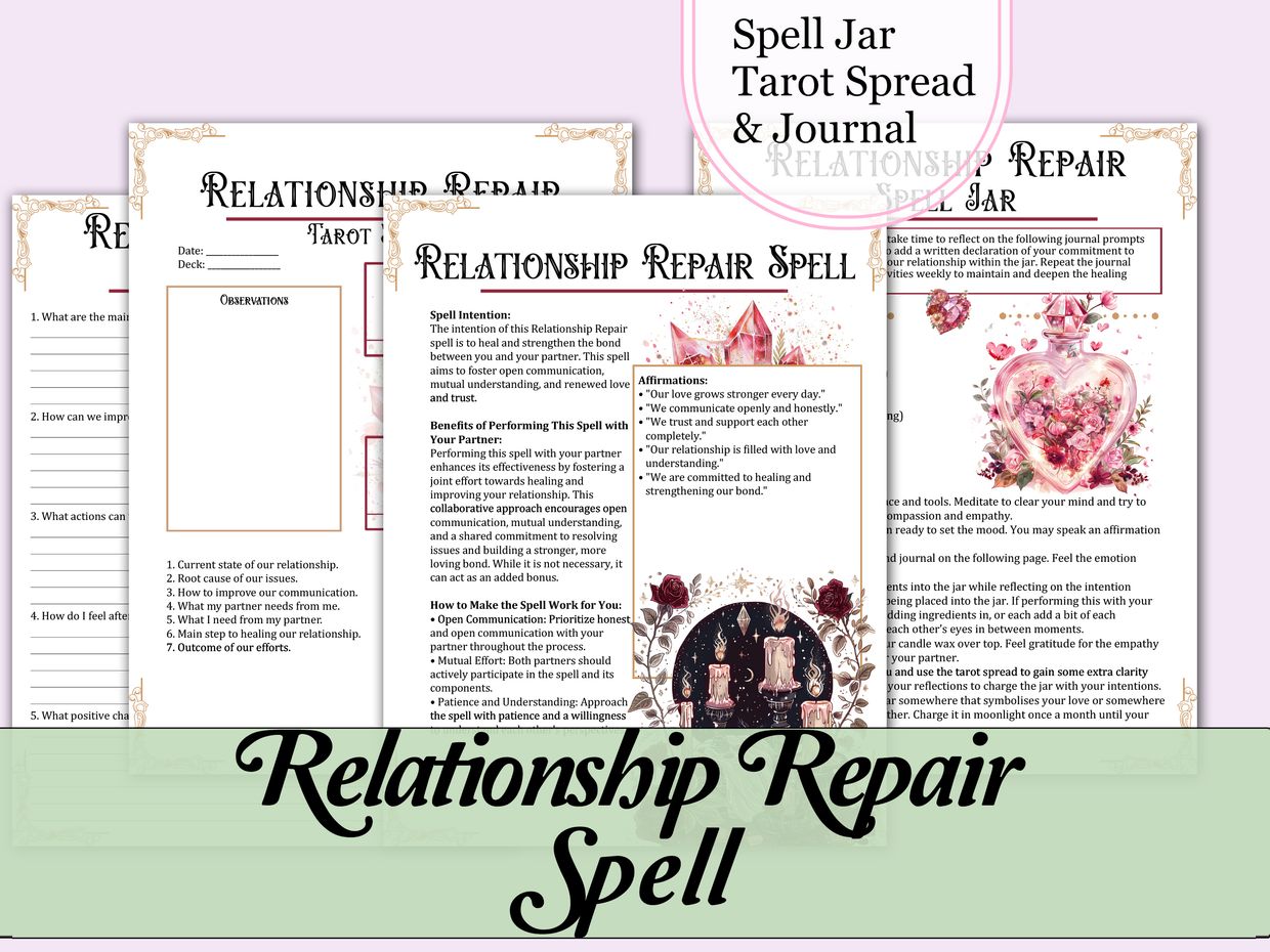 Relationship Repair Spell Kit