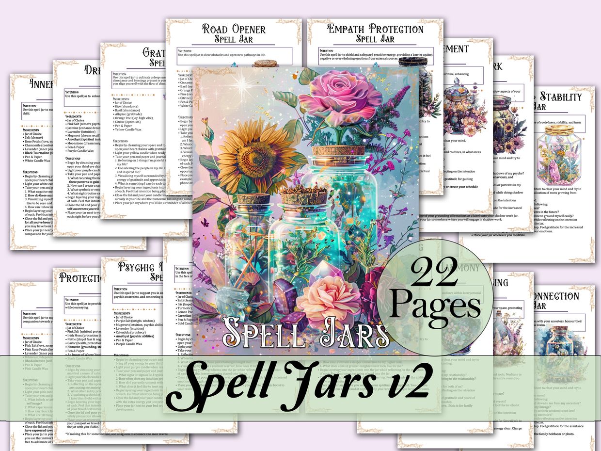 Spell Jar Recipe Bundle 2