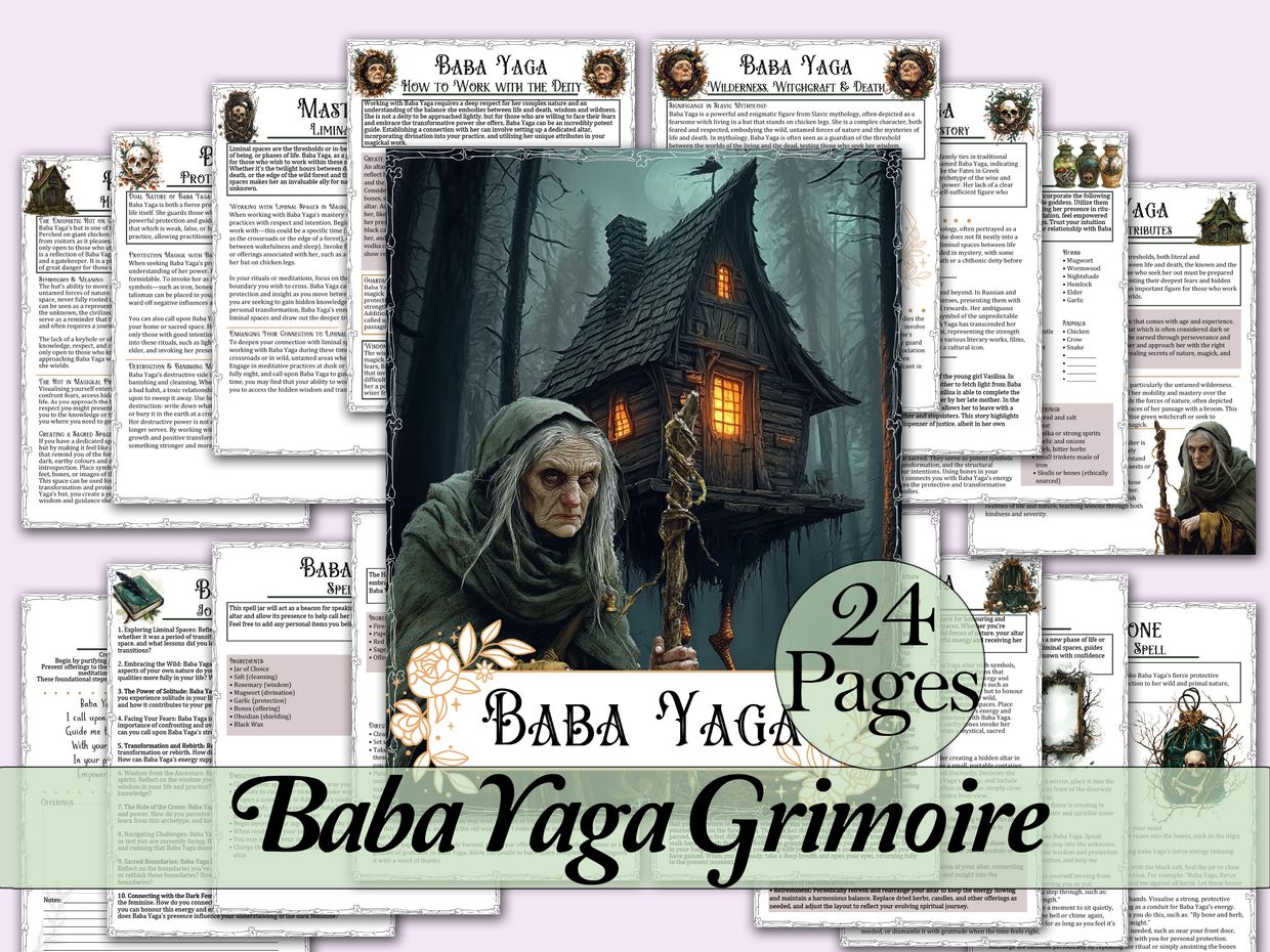 Baba Yaga Book of Shadows Bundle