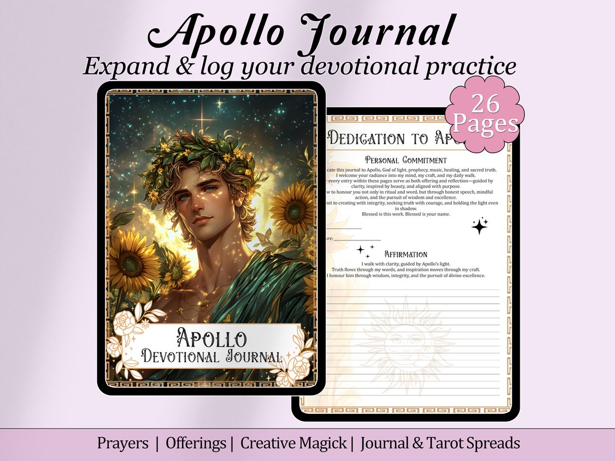 Apollo Devotional Journal | Correspondences | Sunday Magick, sun magic ...