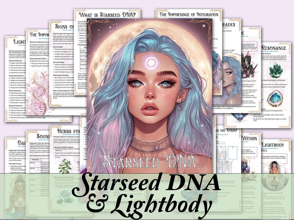 Starseed DNA & Lightbody | Integration, Upgrades, Activation, Spells ...