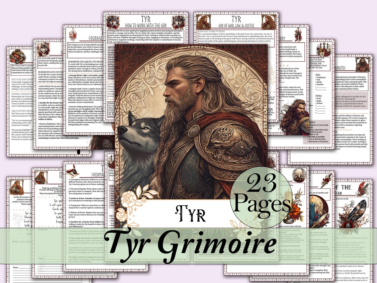 Tyr Book of Shadows Bundle