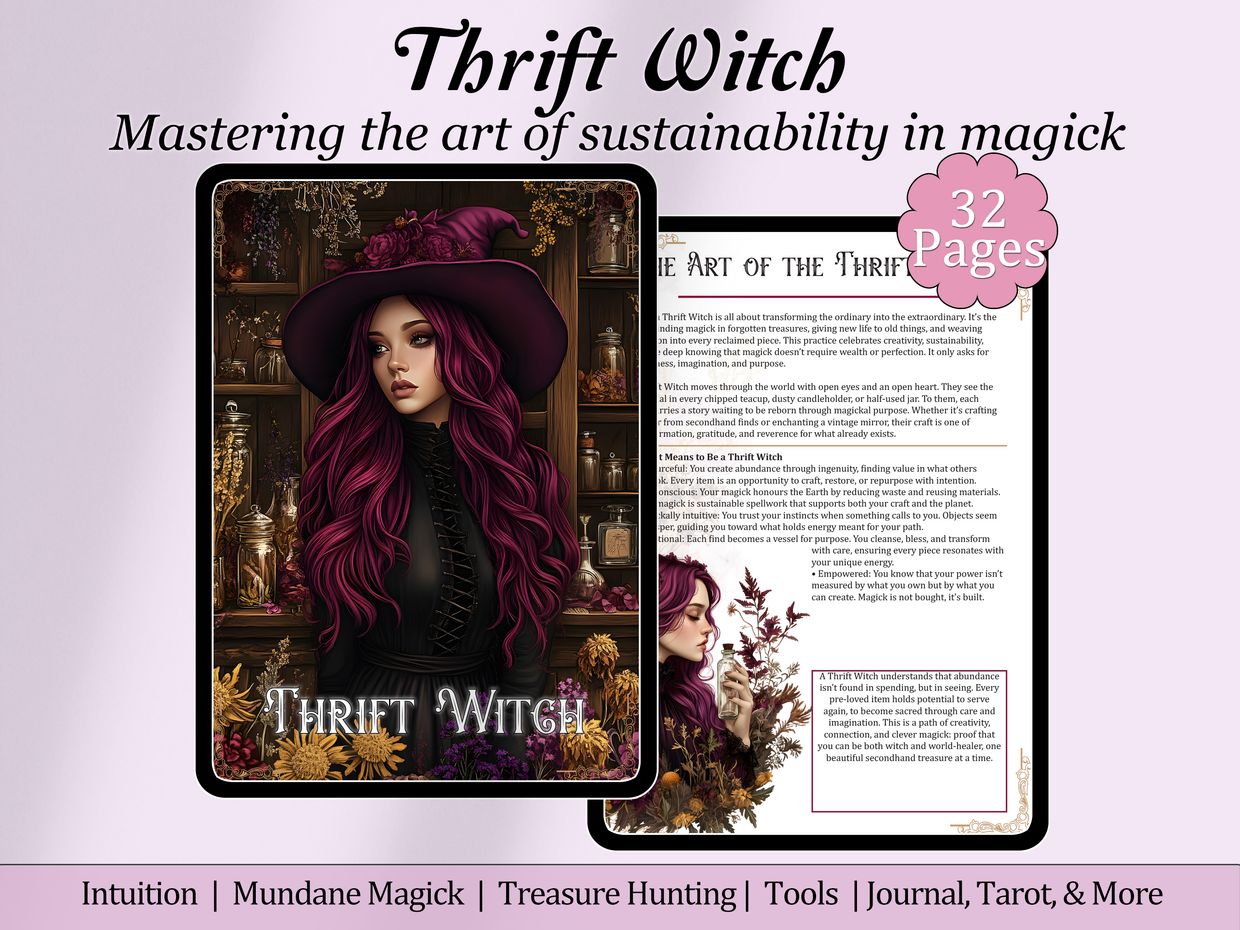 Thrift Witch | Guide to Sustainable Magick | Budget Friendly Witchcraft