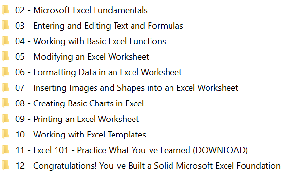 Excel Templates