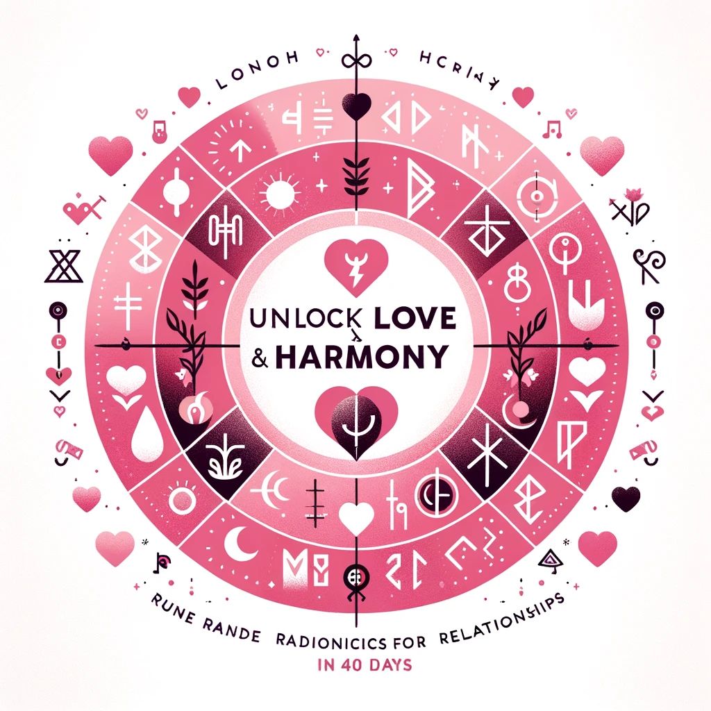 Unlock Love & Harmony: Rune Radionics for Relationships in 40 Days