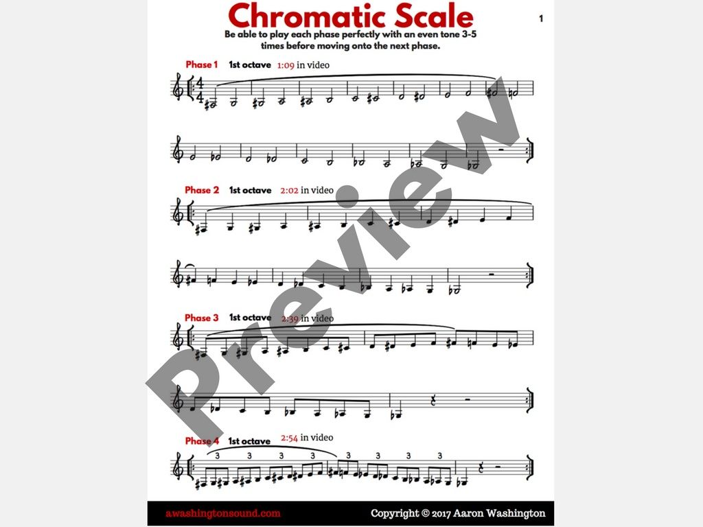 Chromatic Scale Practice Guide