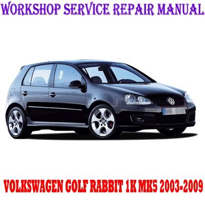 VW VOLKSWAGEN GOLF RABBIT 1K MK5 2003-2009 WORKSHOP SE