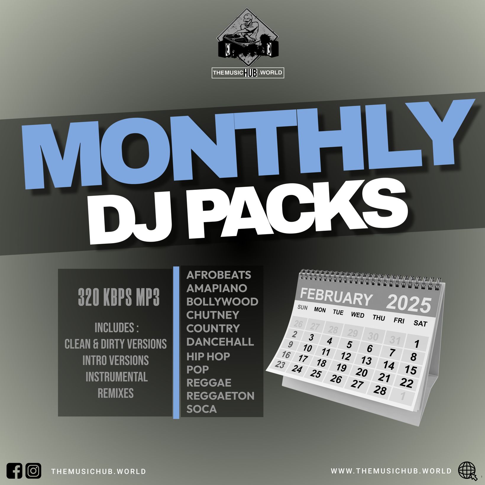 MONTHLY DJ UPDATE PACKS