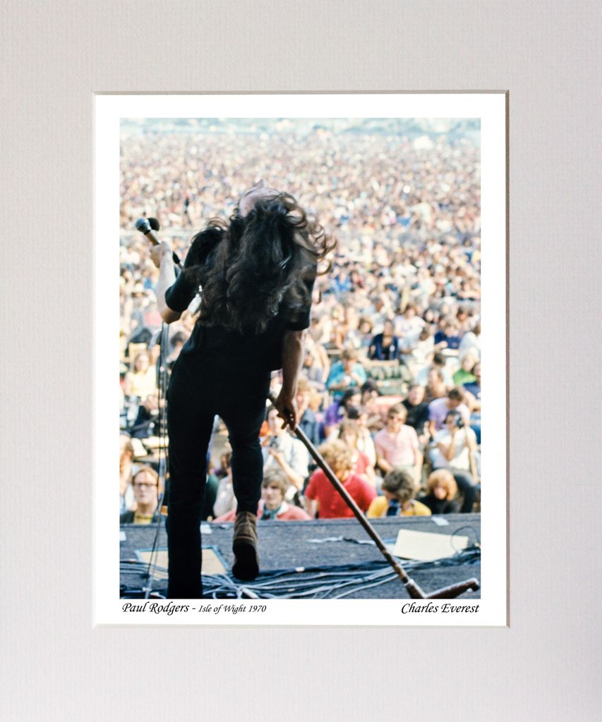 Free - Paul Rodgers - with mic stand from backstage - 1970 IOW ...