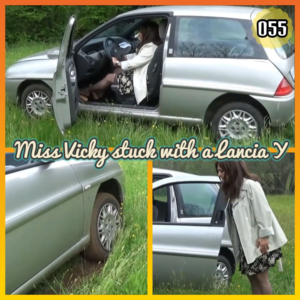 055 : Miss Vicky stuck with a Lancia Y