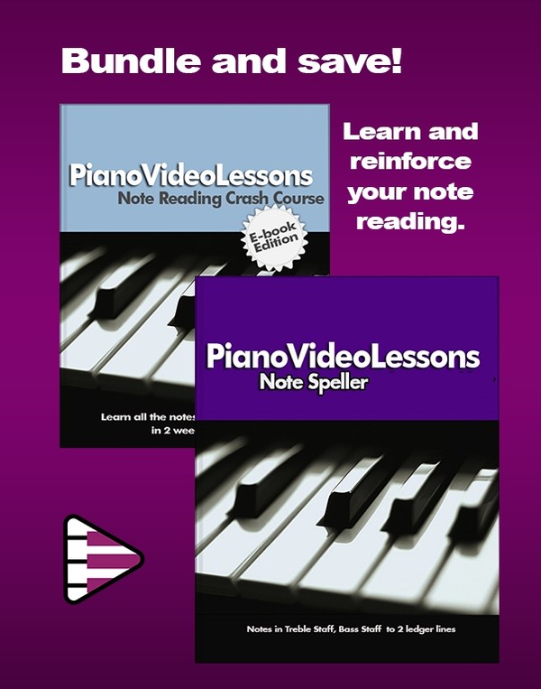 Note Reading Bundle for Learning to Read Piano Music