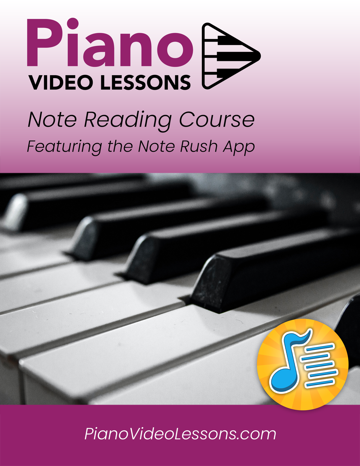 Comprehensive Beginner Video Piano Course -Year 1 BUNDLE - PDF e-book ...