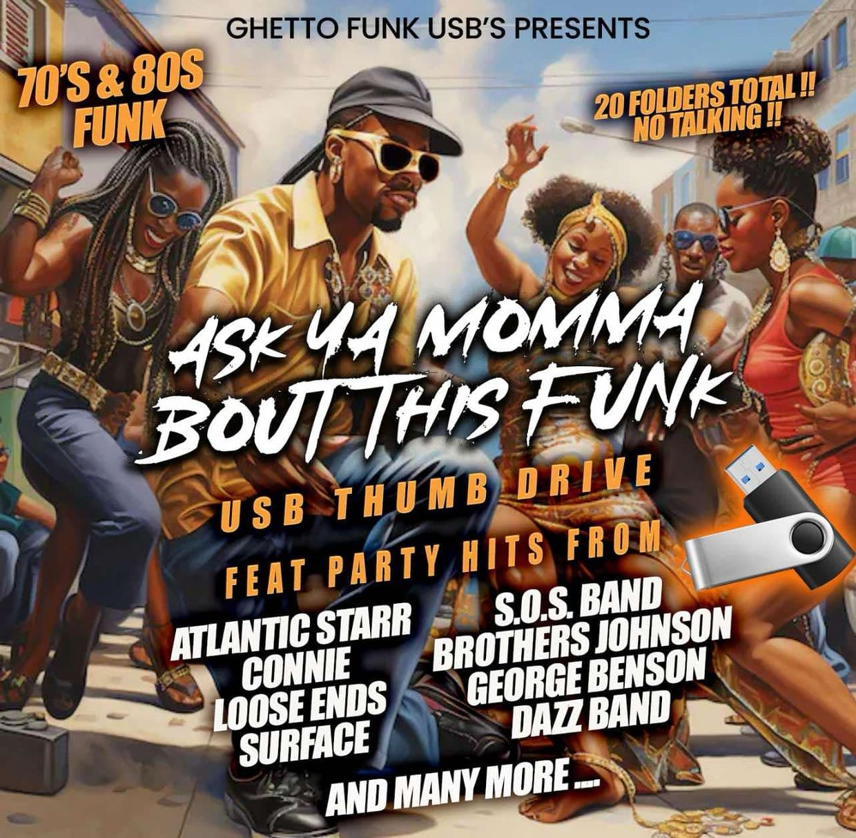 ASK YA MOMMA ( 70's & 80's PARTY DRIVE)