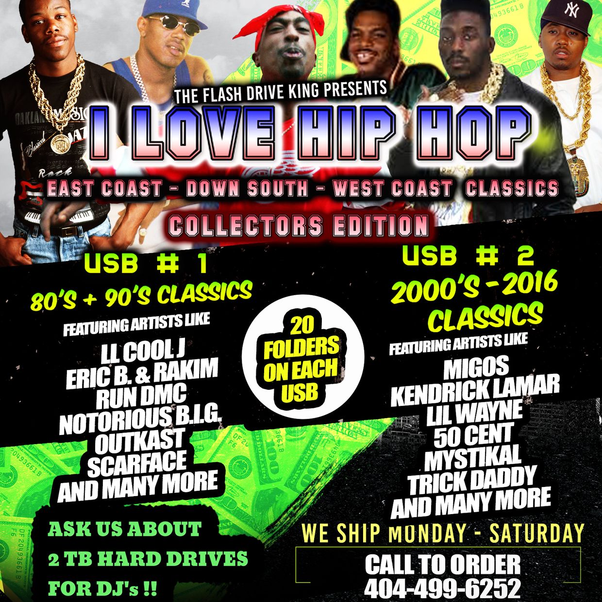 THROWBACK HIP HOP FLASH DRIVE